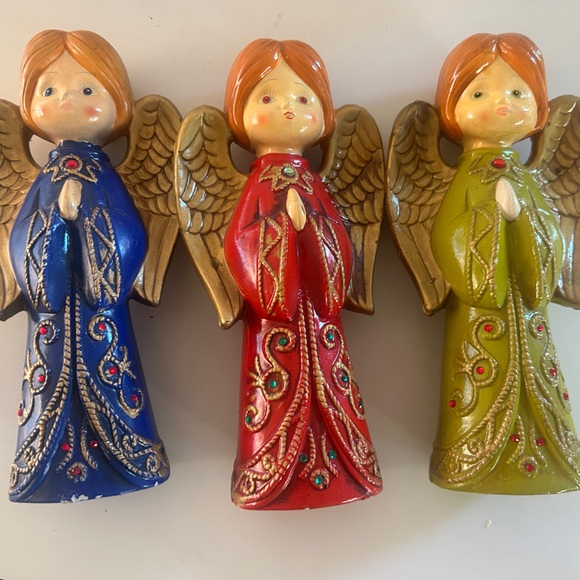 Ardco | Holiday | Vintage Ardco Angels Set Of 3 | Poshmark